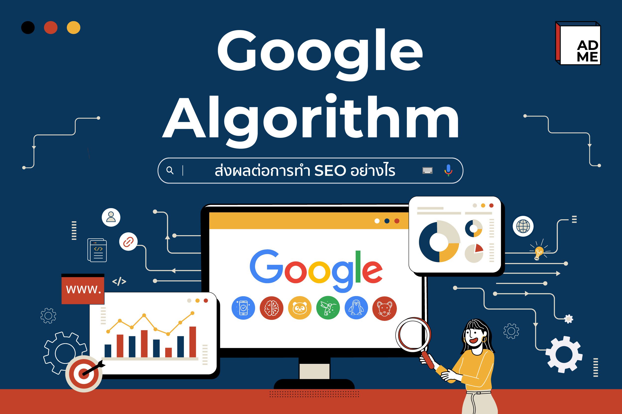 11 Google Algorithm ส่งผลต่อการทำ SEO อย่างไร? | ADME